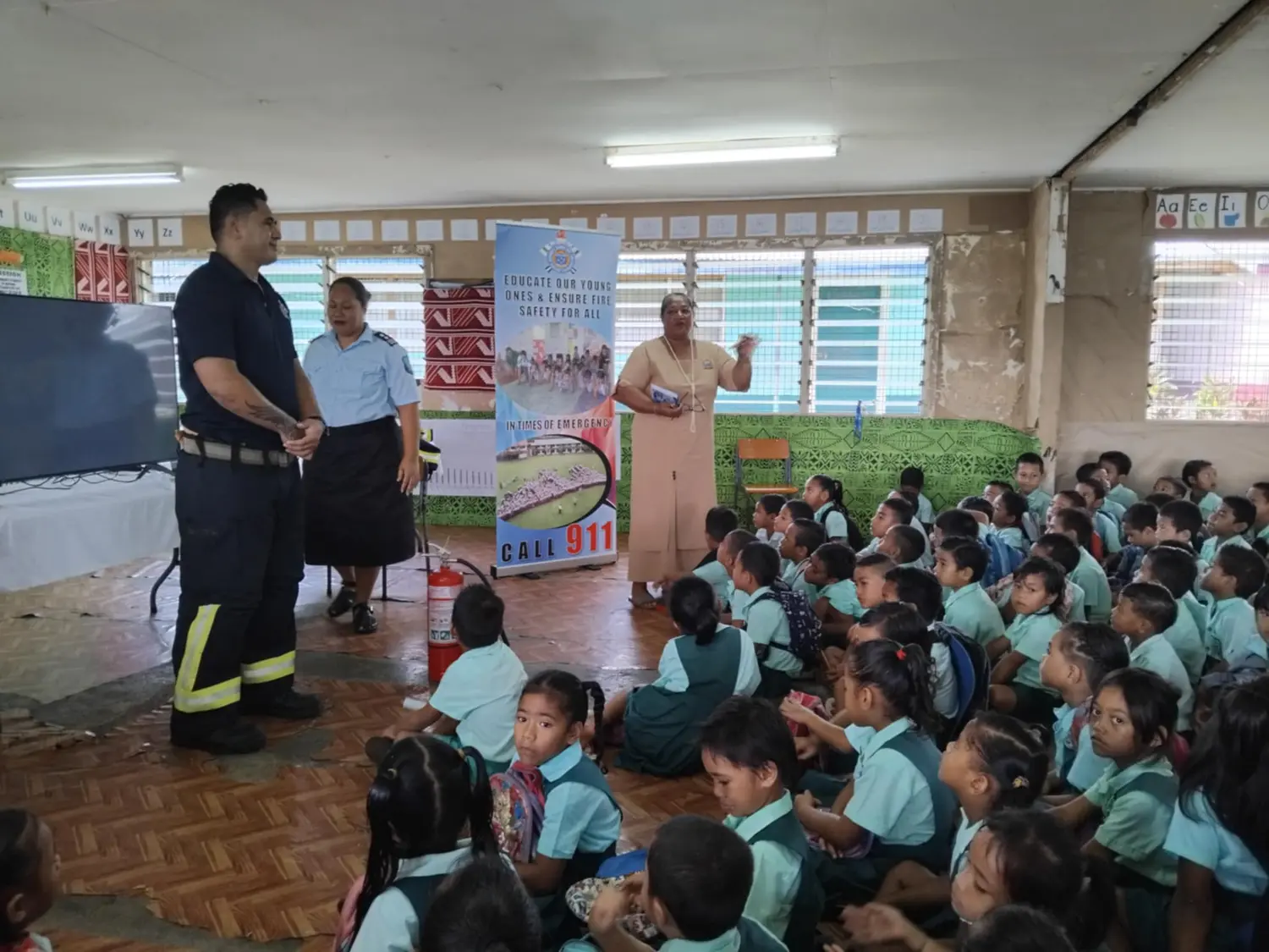 Samoa Observer | Magiagi students learn fire drills