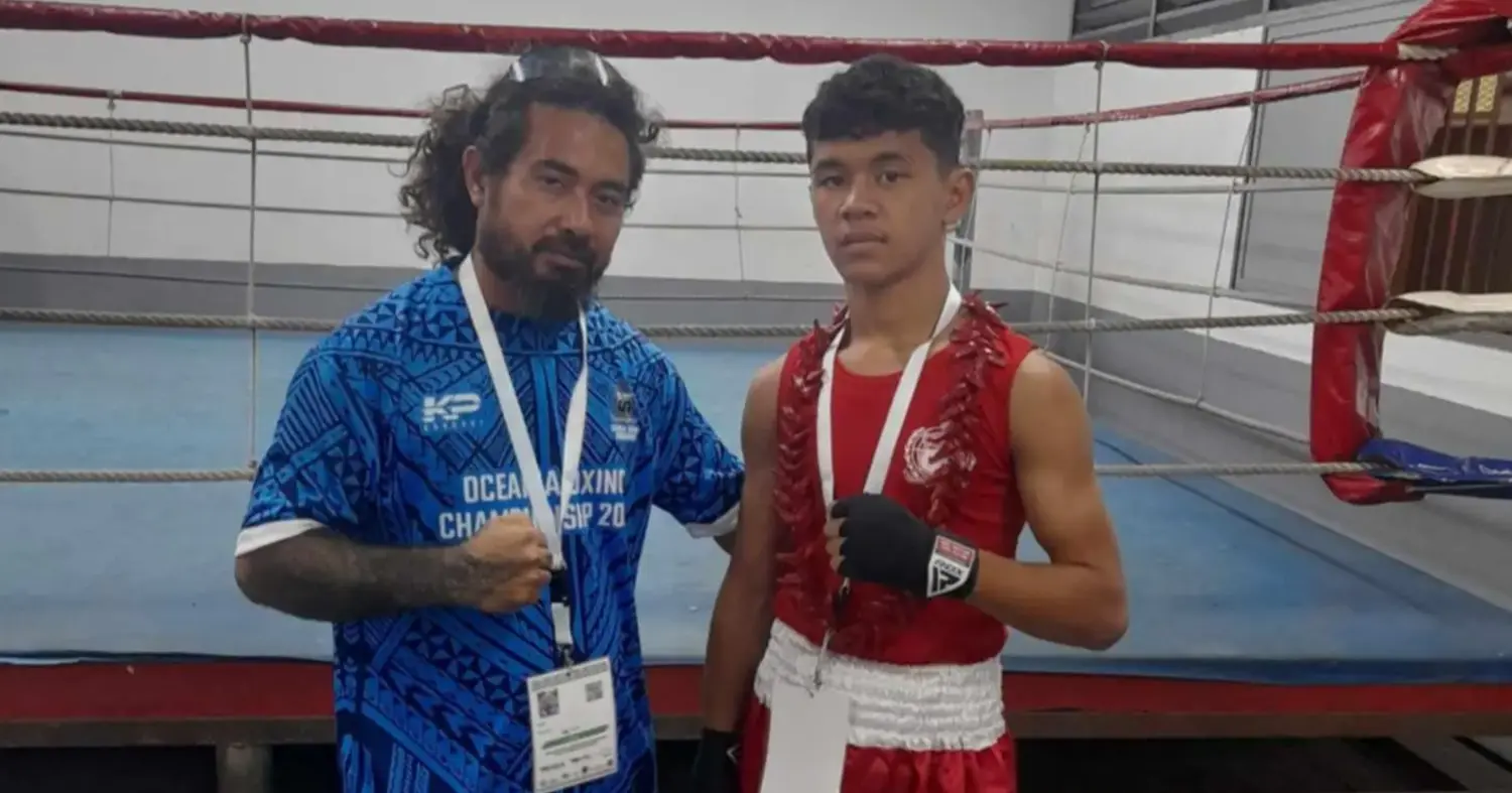 Samoa Observer | Father witnesses son's first gold medal