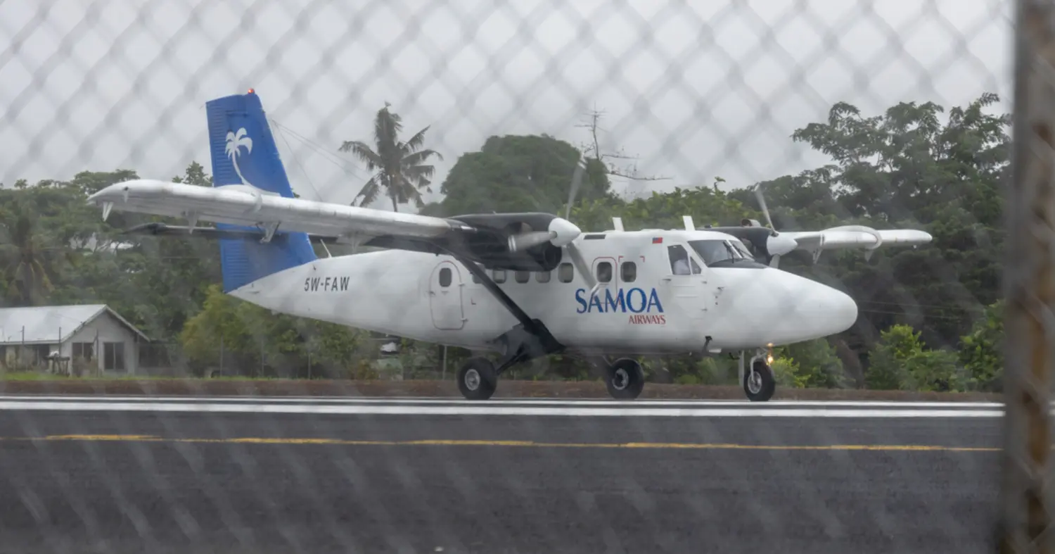 Samoa Observer | Plane back flying after software glitch