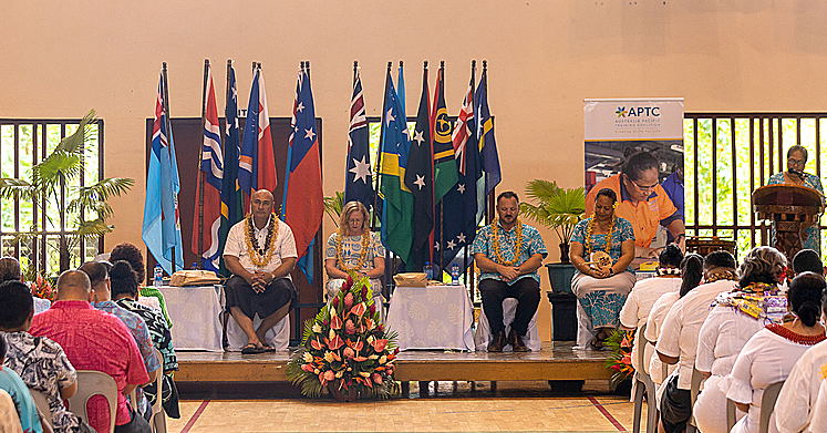 Samoa Observer Acting P M Impressed With A P T C Graduates
