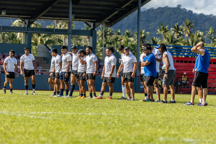 Samoa Observer | Painting Apia blue. Go Manu Samoa!