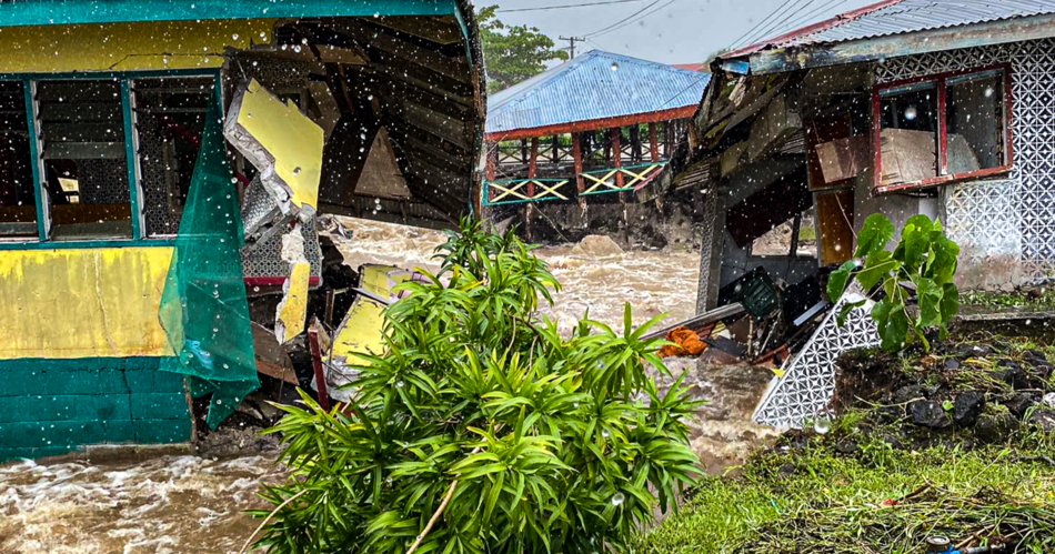 Samoa Observer | Flood destroys homes in Saipipi