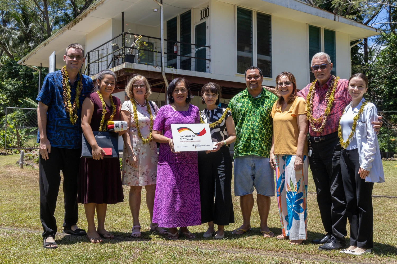 Samoa Observer | Germany brings $22K gifts for Goshen Trust