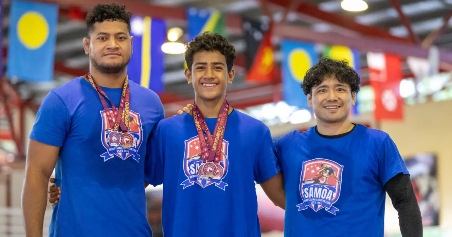 Samoa Observer | Samoan wrestlers NZ bound