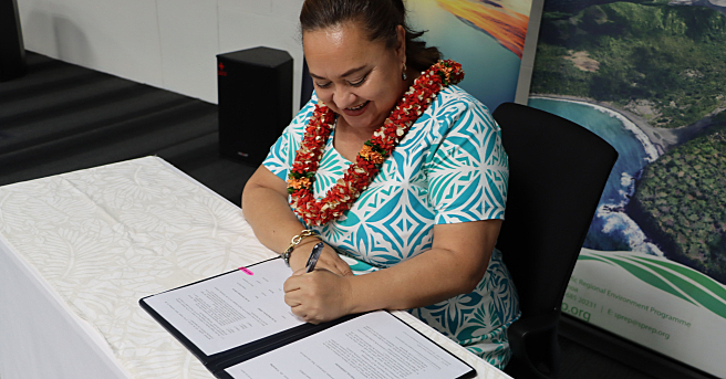 Samoa Observer | Falelatai Primary farewells Japanese 'Patosina'