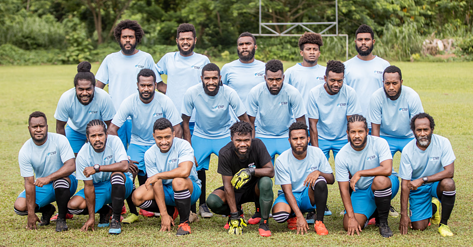 Samoa Observer | U.S.P. Alafua soccer team give to needy