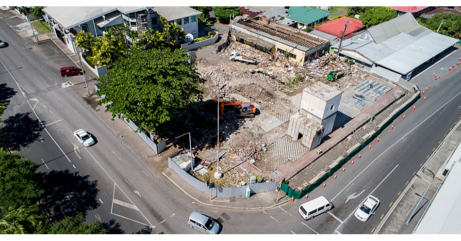 Samoa Observer | Old Apia Courthouse completely demolished