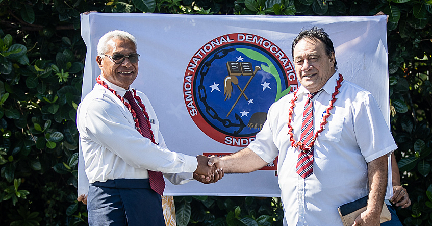 Samoa Observer | Valasi appointed S.N.D.P. leader, says party ready