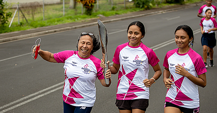 Samoa Observer | Queen's Relay Baton brings unity to athletes in Samoa