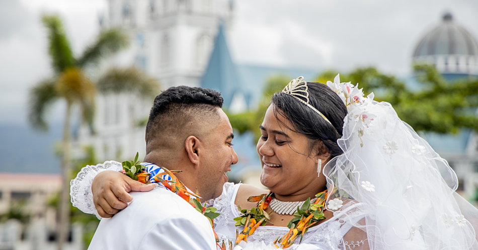 Samoa Observer | Couple ties knot before God and families