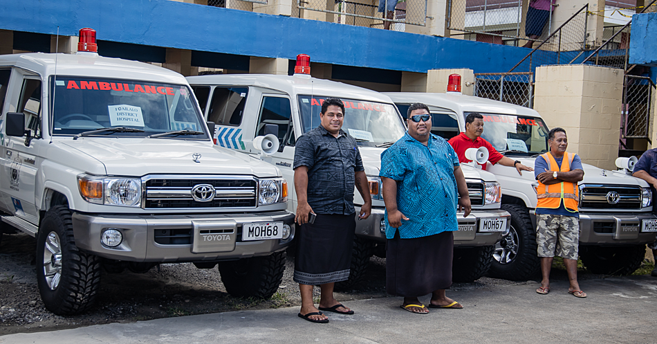 Samoa Observer | New ambulance centre adds seven to fleet