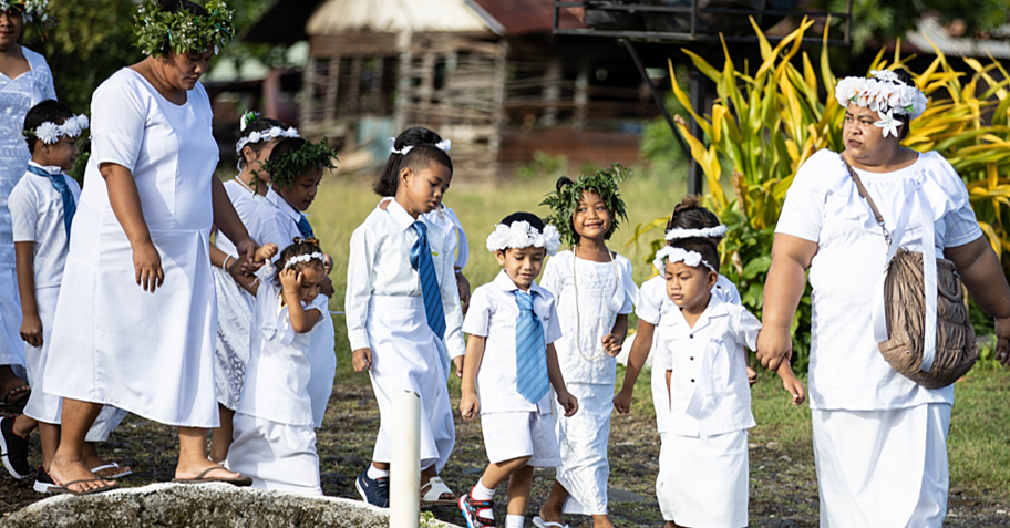 Samoa Observer | White Sunday unites Methodist and C.C.C.S. at