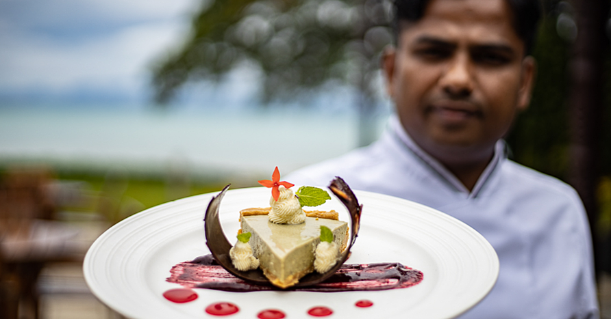 Samoa Observer | Sheraton Chef cooks up palusami cheese cake