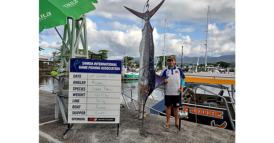 Samoa Observer | ANZ boss reels in "Fish to the Max"