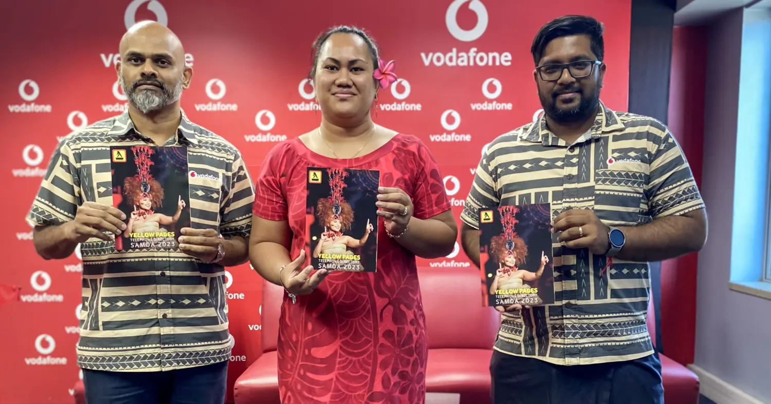 Samoa Observer | Vodafone launches Yellow Pages 2023