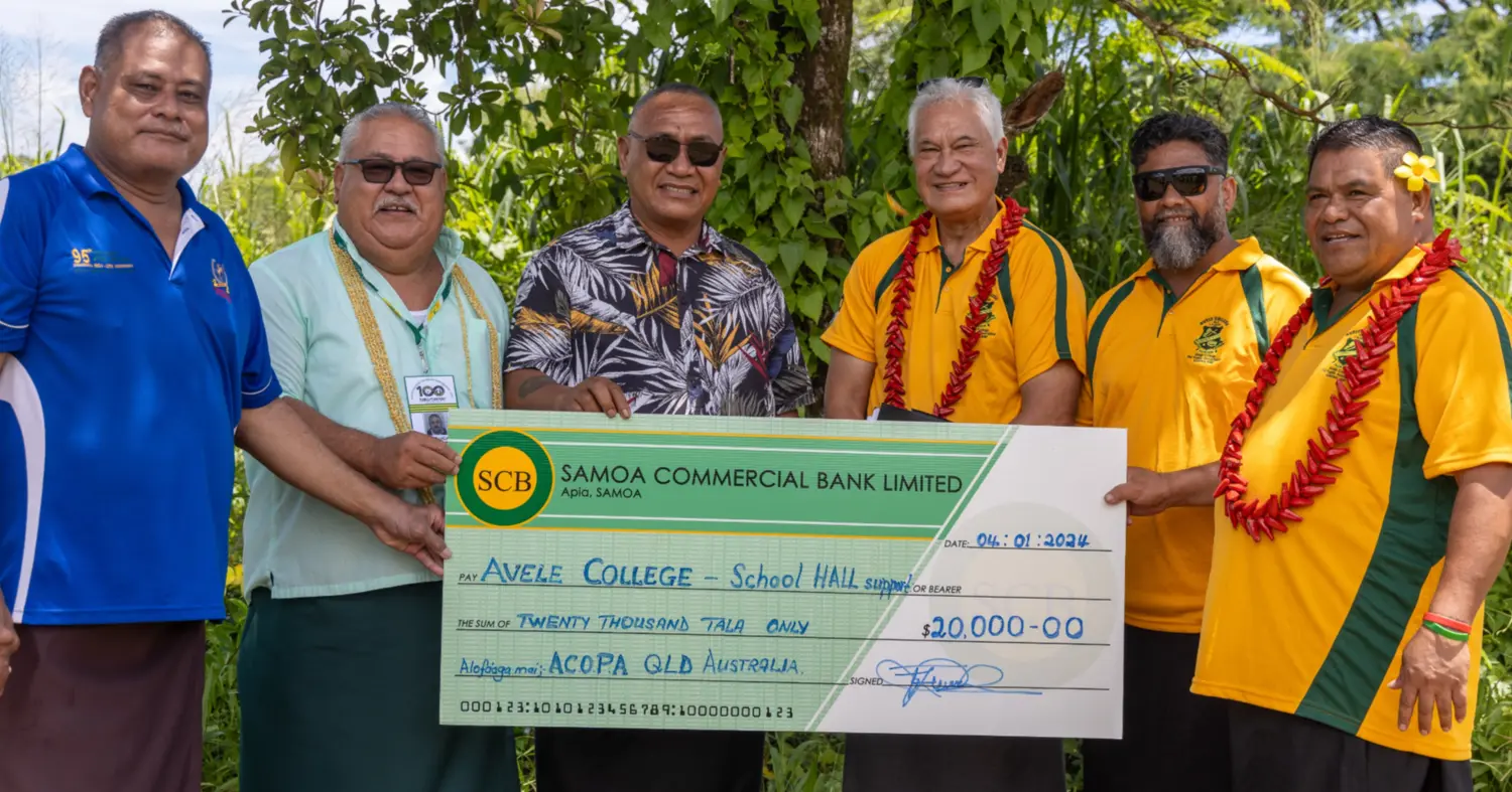 Samoa Observer | Avele Old Pupils Qld gives $20K