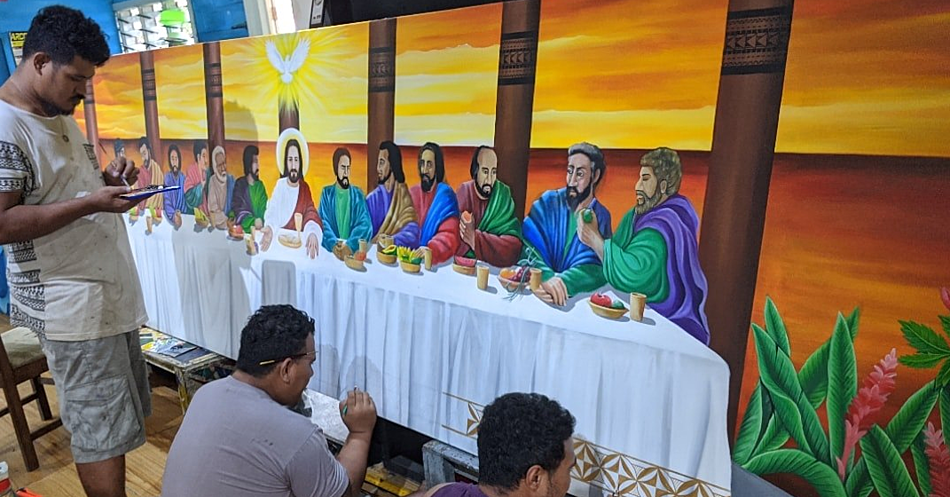 Samoa Observer | P.M. commissions 'Last Supper' painting