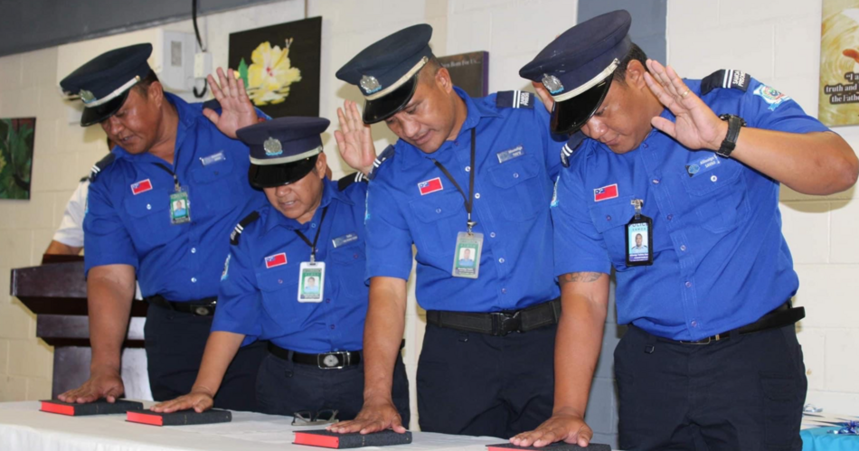 Samoa Observer | Nine corrections officers promoted
