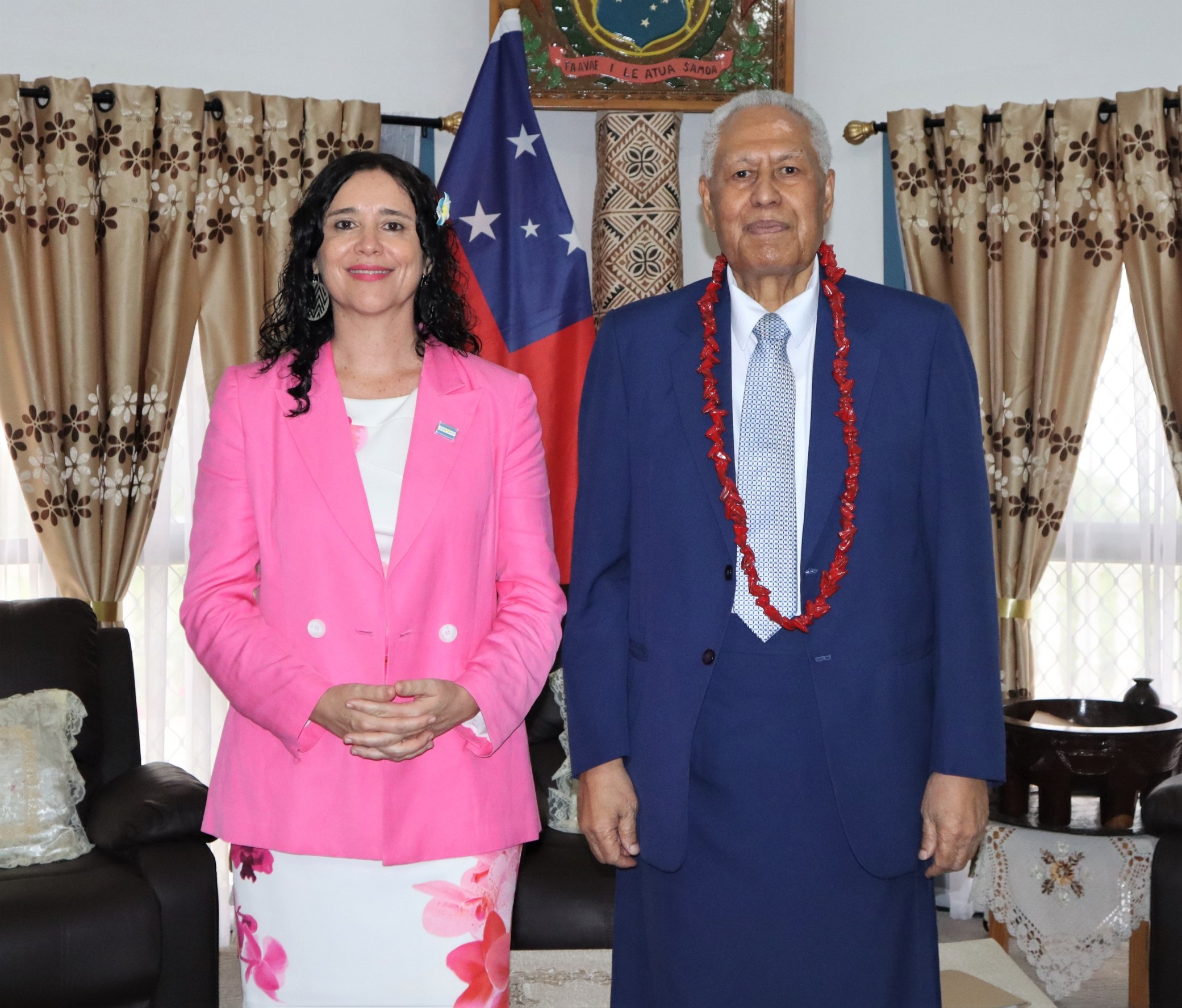 Samoa Observer | Argentina, Chile Ambassadors present credentials