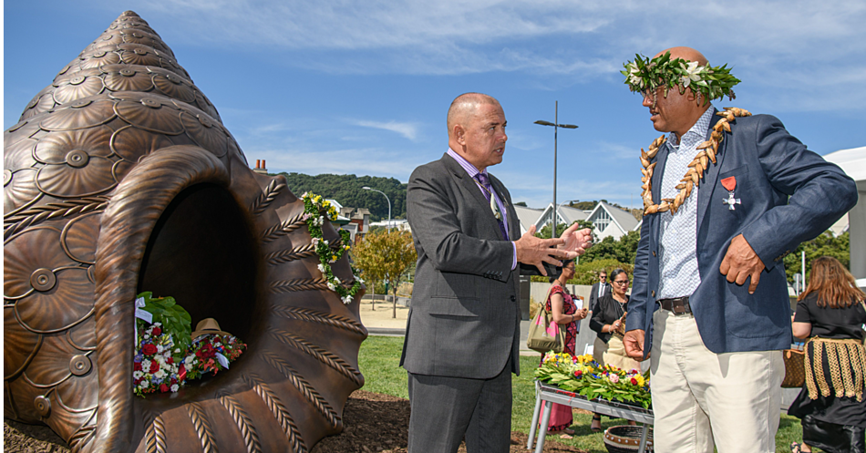 Samoa Observer | Giant conch shell officially dedicated