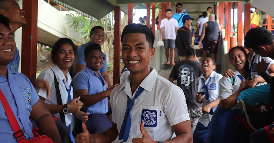 Samoa Observer | College students attend U.S.P. Alafua Campus Open Day