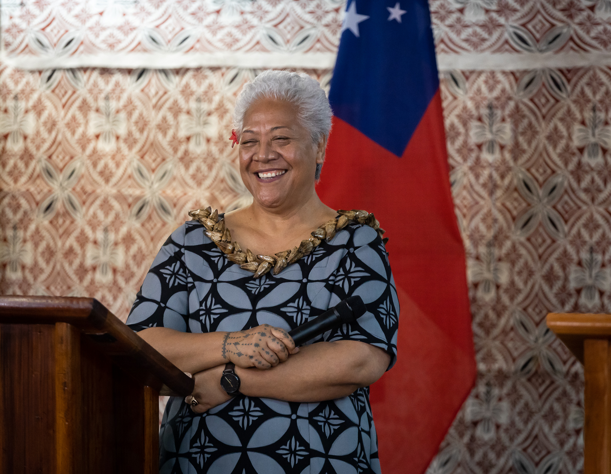 Samoa Observer | "It's time to walk the talk": P.M. Fiame on two