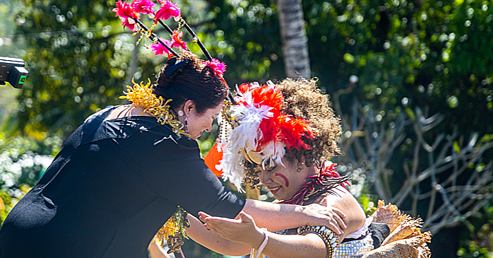 Samoa Observer | Dame Cindy visits Manumea conservation site