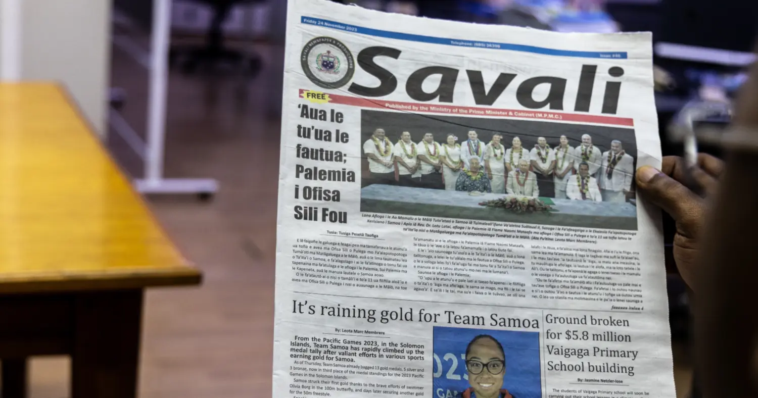Samoa Observer | Savali paper put on hold