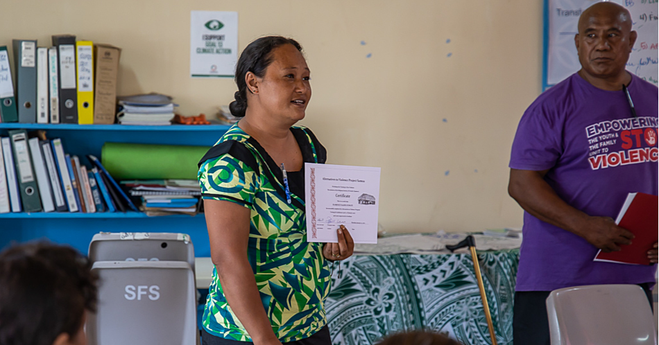 Samoa Observer | Teachers trained in violence resolution