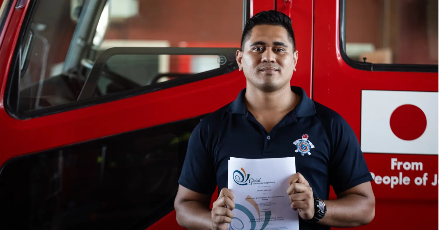 Samoa Observer | Firefighter shares global experience