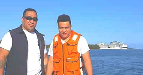 Samoa Observer | Father, son unite to steer ship