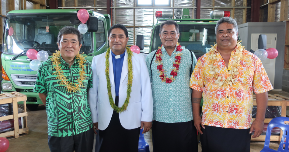 Samoa Observer | SRWMA gets vehicle support from Japan