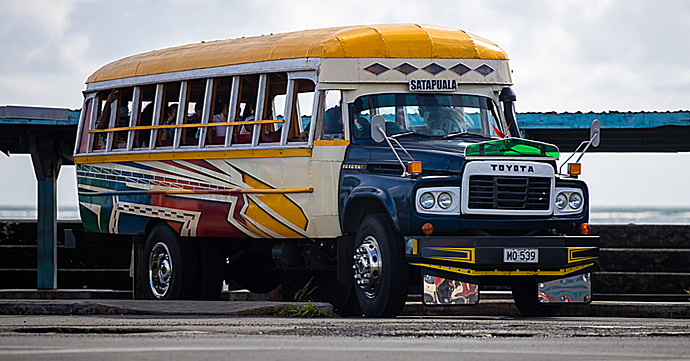 Samoa Observer | Samoa's buses are cultural icons, says visitors