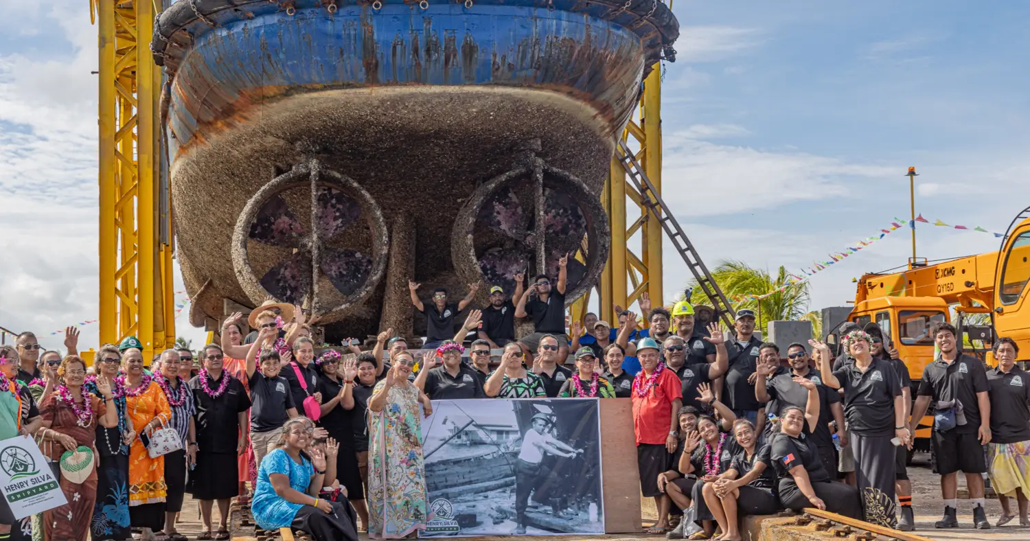 Samoa Observer | Shipyard brings hope for Satitoa