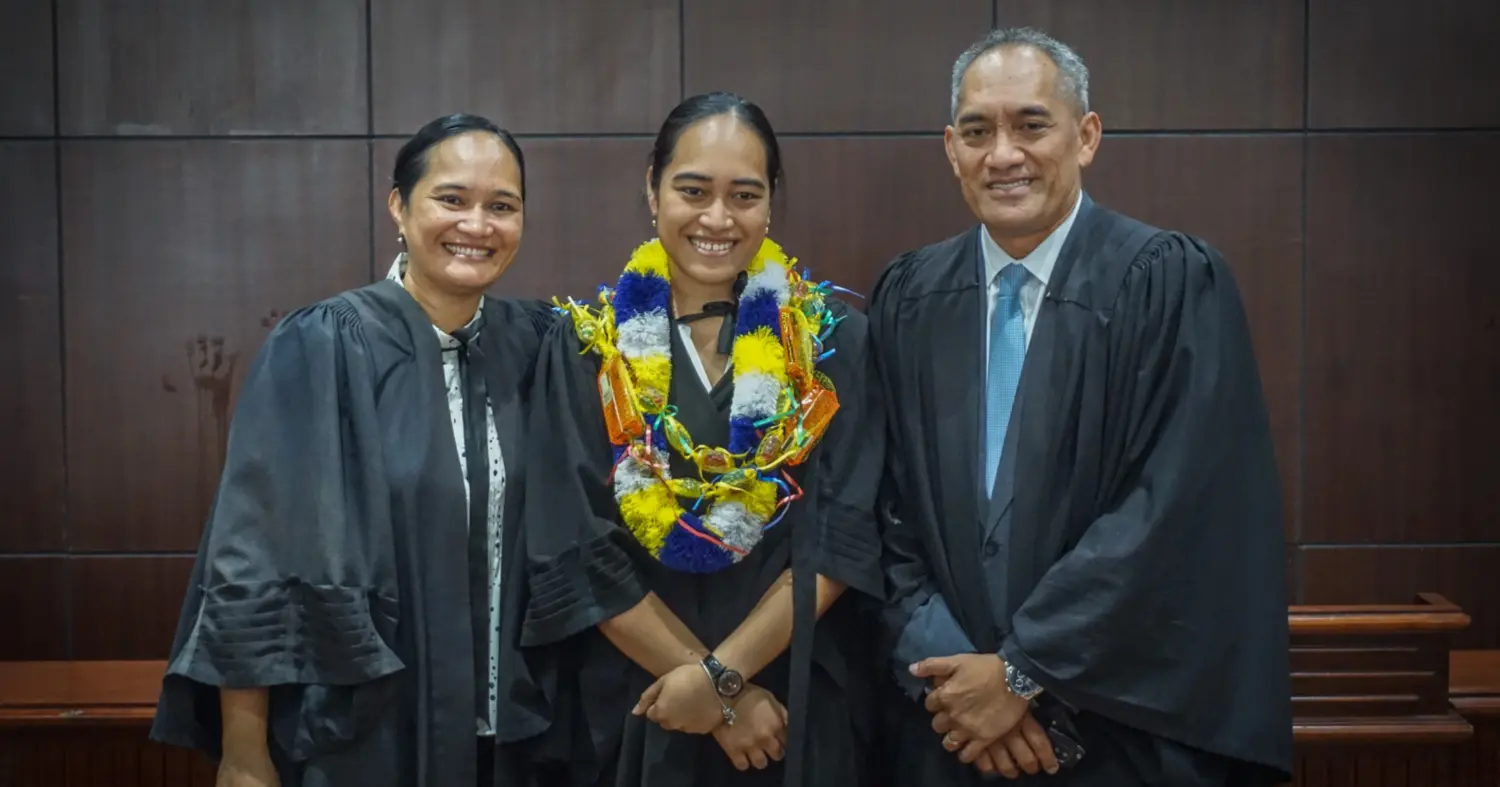 Samoa Observer | Daughter joins parents in the legal field