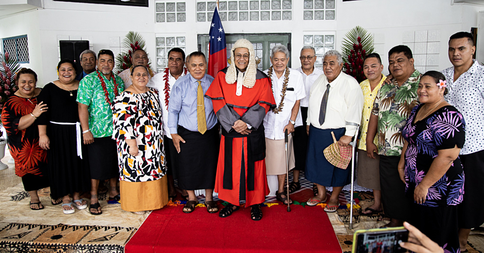 Samoa Observer | Chief Justice Satiu takes his seat at helm of