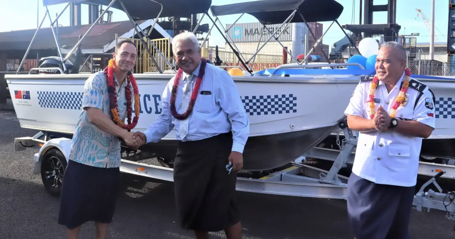 Samoa Observer | Four new boats for police