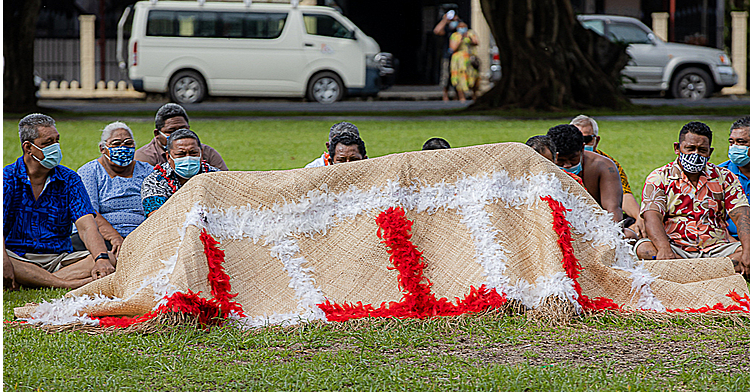 Samoa Observer | Fasito'o-Tai performs ifoga to Cabinet over