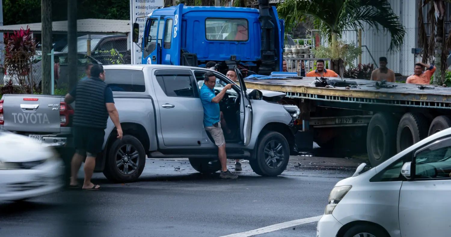Samoa Observer | Accident causes traffic delay