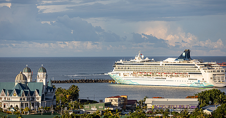 Samoa Observer | Cruise ship calls into Apia