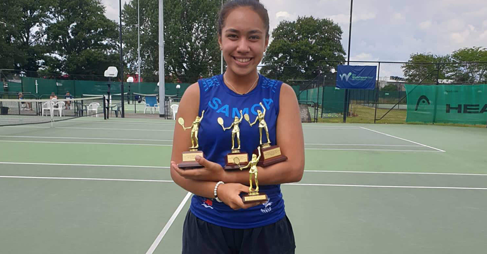 Samoa Observer | Teen tennis ace hopes to inspire