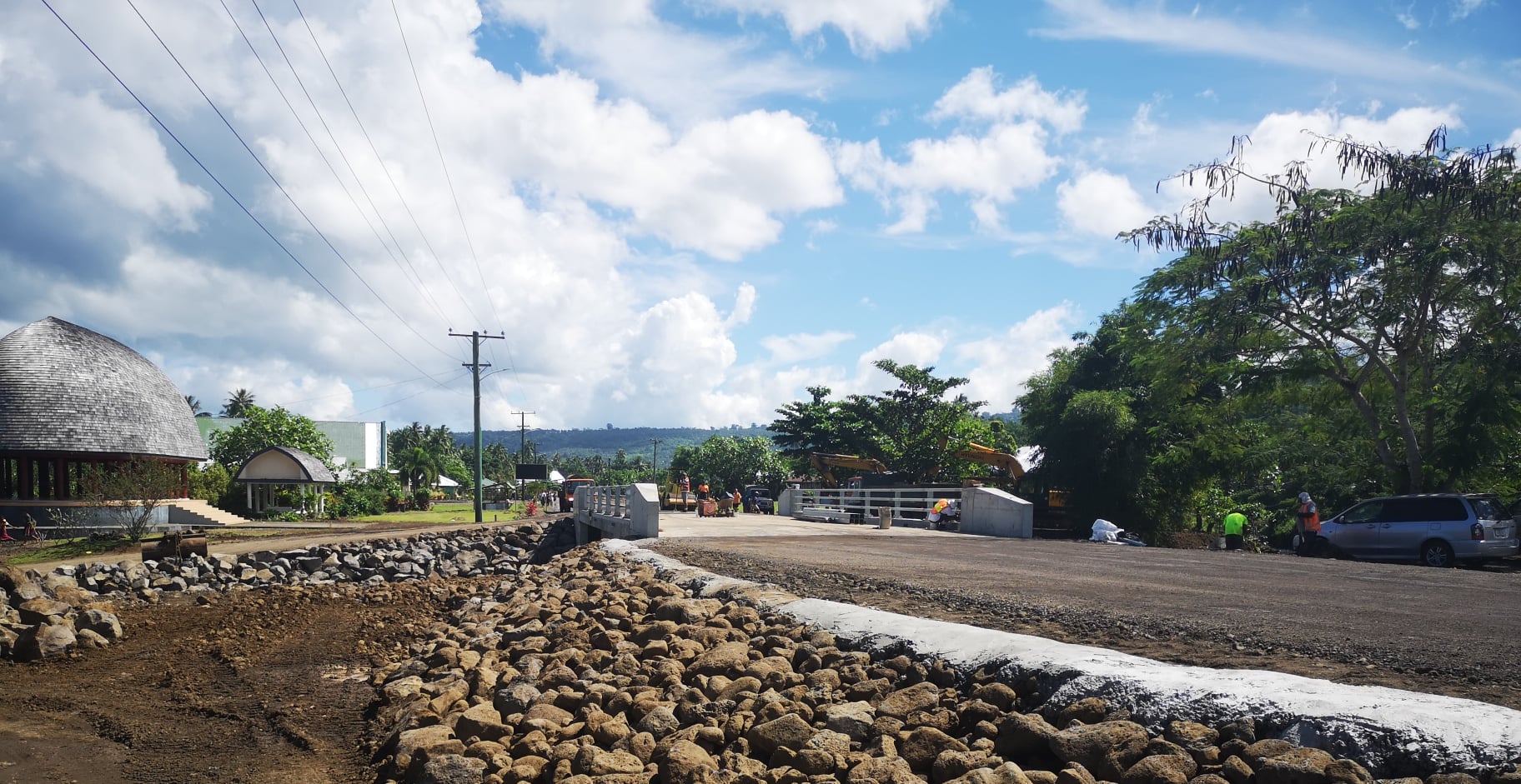 Samoa Observer | Nu'usuatia Bridge opens, nears completion