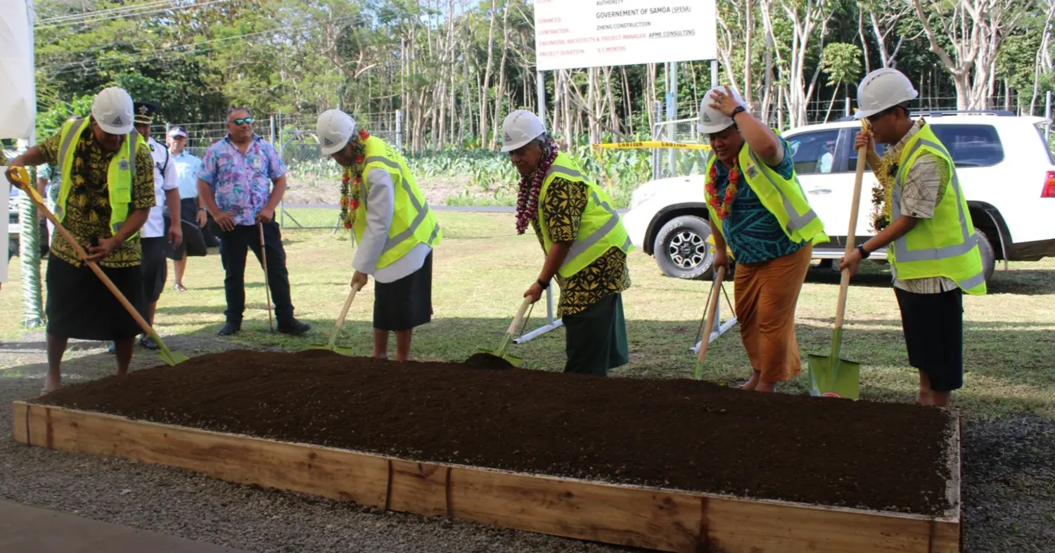 Samoa Observer | A‘ana fire station construction starts