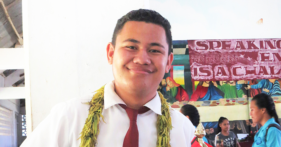 Samoa Observer | Boy from Savai'i Samoa's top English student