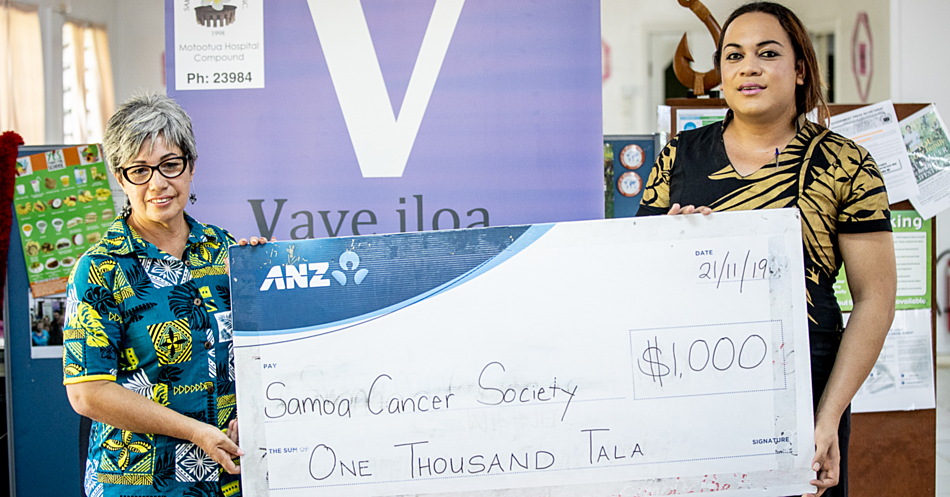 Samoa Observer | Cancer campaign reaps generoisty