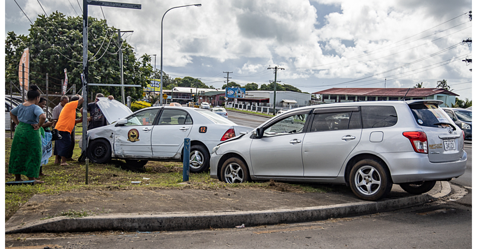 Samoa Observer | Two vehicles collide at Vaigaga