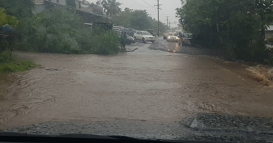 Samoa Observer | Flooding hits Moamoa ford, authorities issue warning