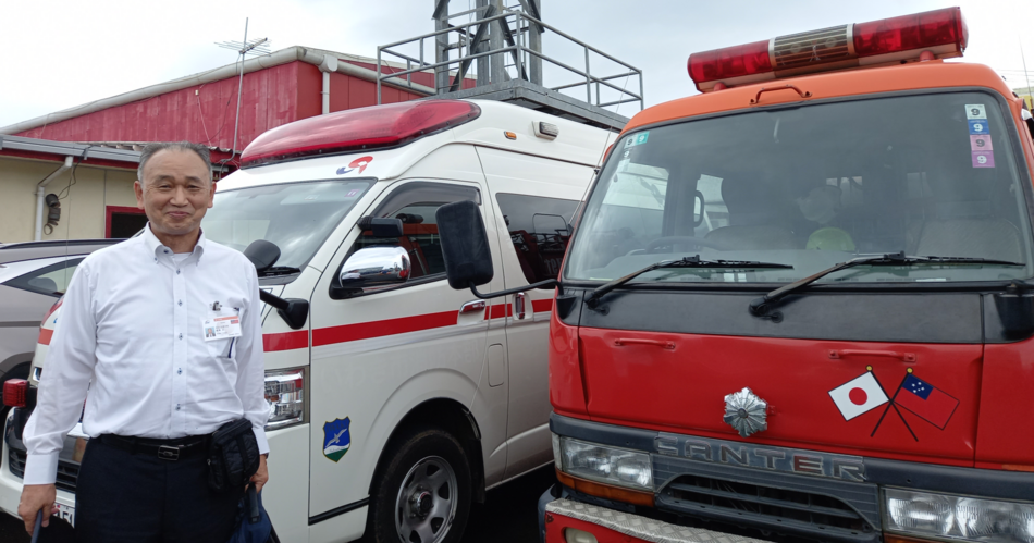Samoa Observer | Japanese volunteer joins fire service