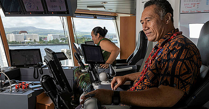 Samoa Observer | Apia visit showcases ship's capability