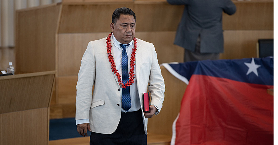 Samoa Observer | New Member of Parliament takes his oath